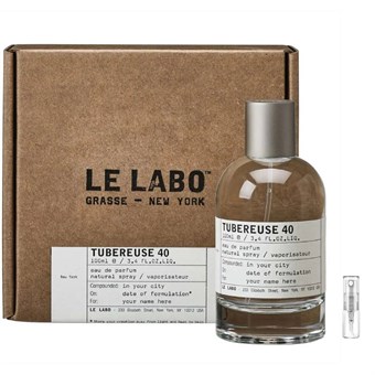 Le Labo Tubereuse 40 New York - Eau de Parfum - Perfume Sample - 2 ml